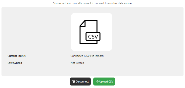 CSV Contact Data Sync